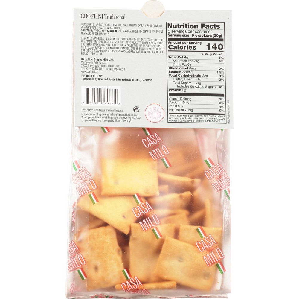Casa Milo Traditional Crostini 1 ct | Shipt