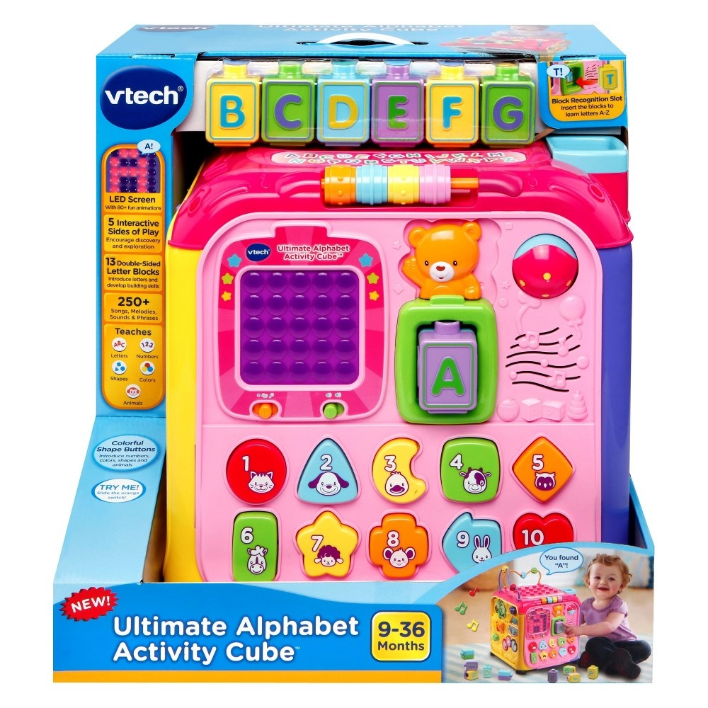 VTech Ultimate Alphabet Activity Cube - Pink 1 ct | Shipt