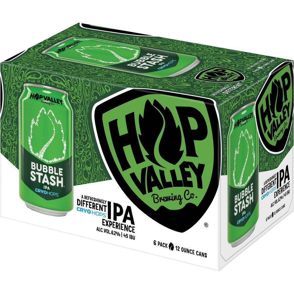 Hop Valley Brewing Co. Hop Valley Bubble Stash IPA Beer 6 ct; 12 fl oz ...