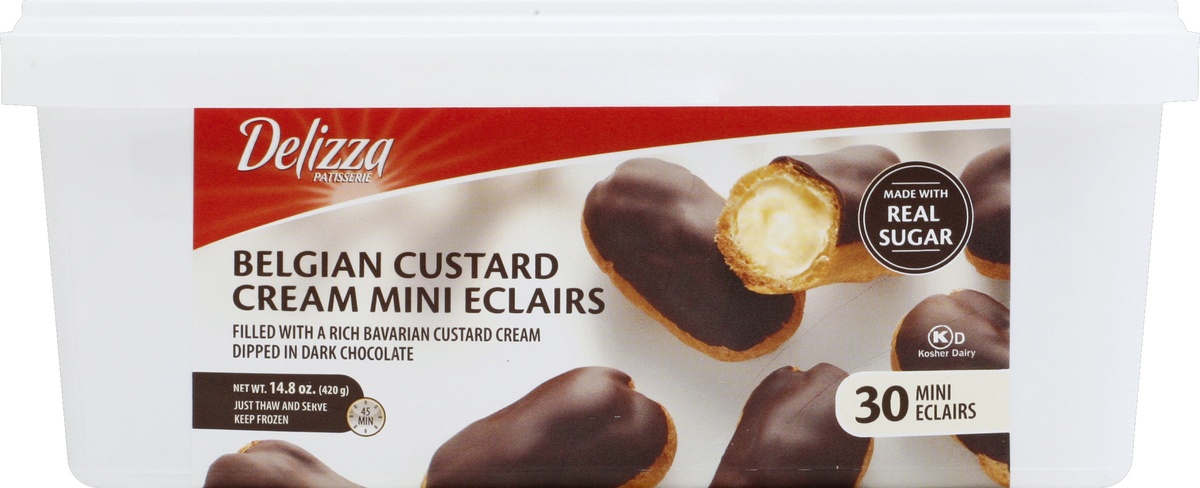 Delizza Belgian Custard Cream Mini Eclairs 30 ct; 14.8 oz | Shipt