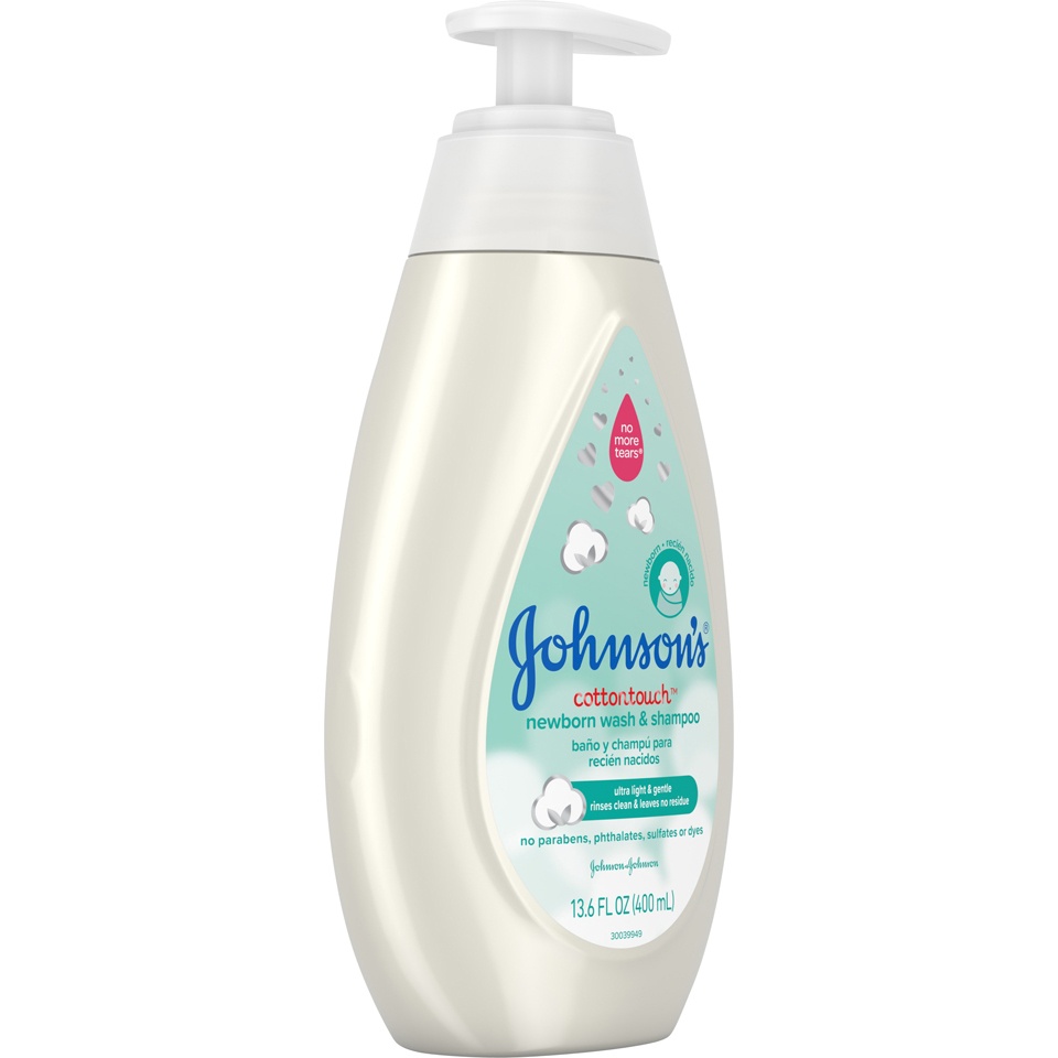Johnson's Cotton Touch Newborn Wash And Shampoo 13.6 fl oz | Shipt