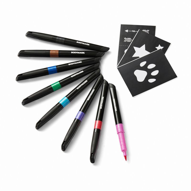 BiC 8pk BodyMark Assorted Pastel Colors: Fine Point, Washable ...