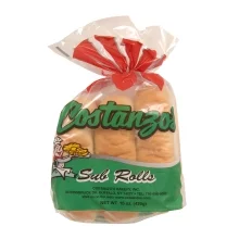 Costanzo's Bakery Roll Sub White Slcd 7'' 72 ct | shipt