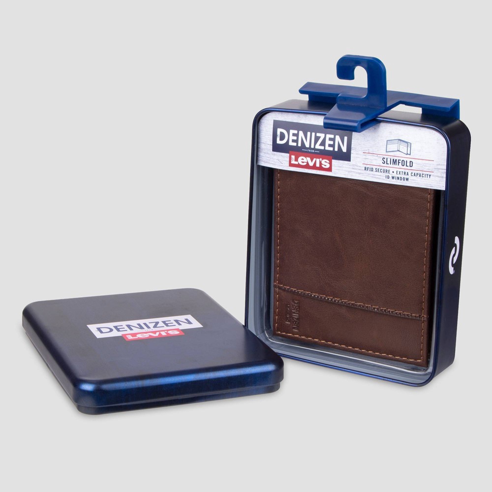 DENIZEN from Levi's Slimfold RFID Wallet - Brown 1 ct | Shipt