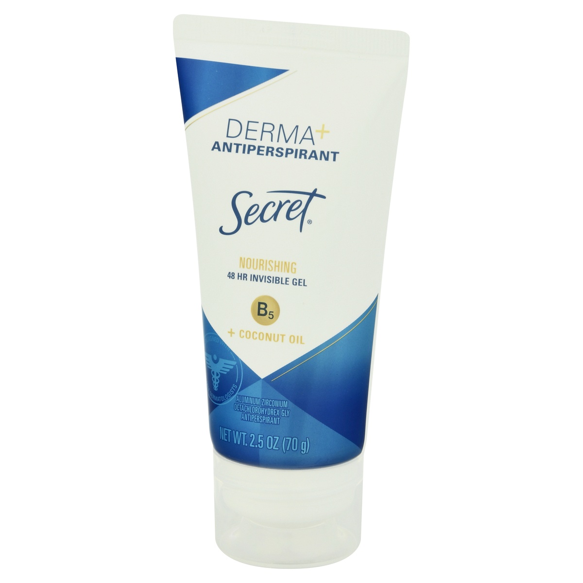 Secret Derma Nourishing B5 Coconut Oil Gel Antiperspirant Deodorant 2.5 ...