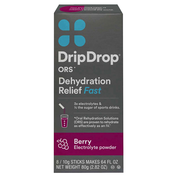 Drip Drop Hydration Powder Berry 8 ct | Shipt