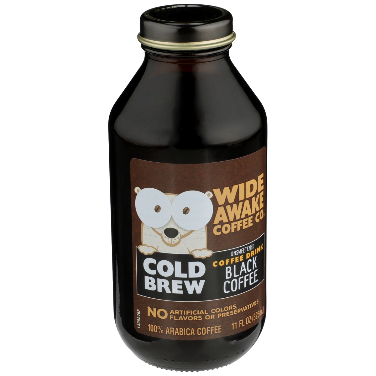 Wide Awake Coffee Co. Black Coffee Cold Brew Unsweetened 100% Arabica ...