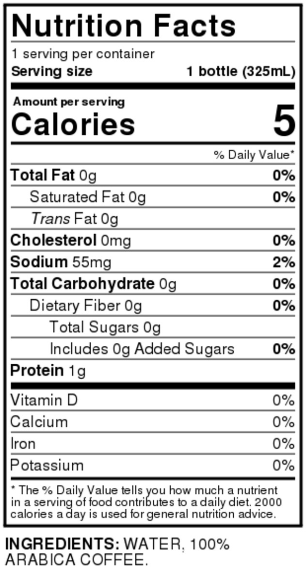 Wide Awake Coffee Co. Black Coffee Cold Brew Unsweetened 100% Arabica ...