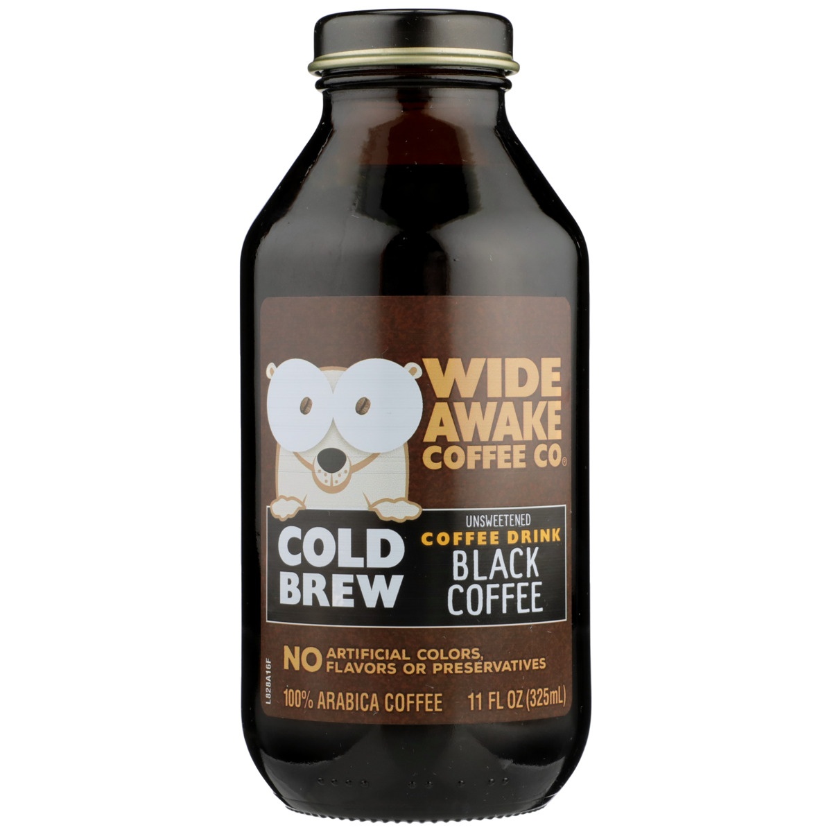 Wide Awake Coffee Co. Black Coffee Cold Brew Unsweetened 100% Arabica ...