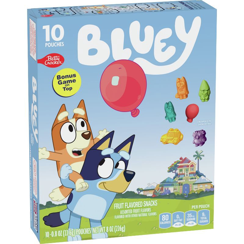 Betty Crocker Bluey Kid Equity Shapes - 10ct/8oz 10 ct; 8 oz | Shipt