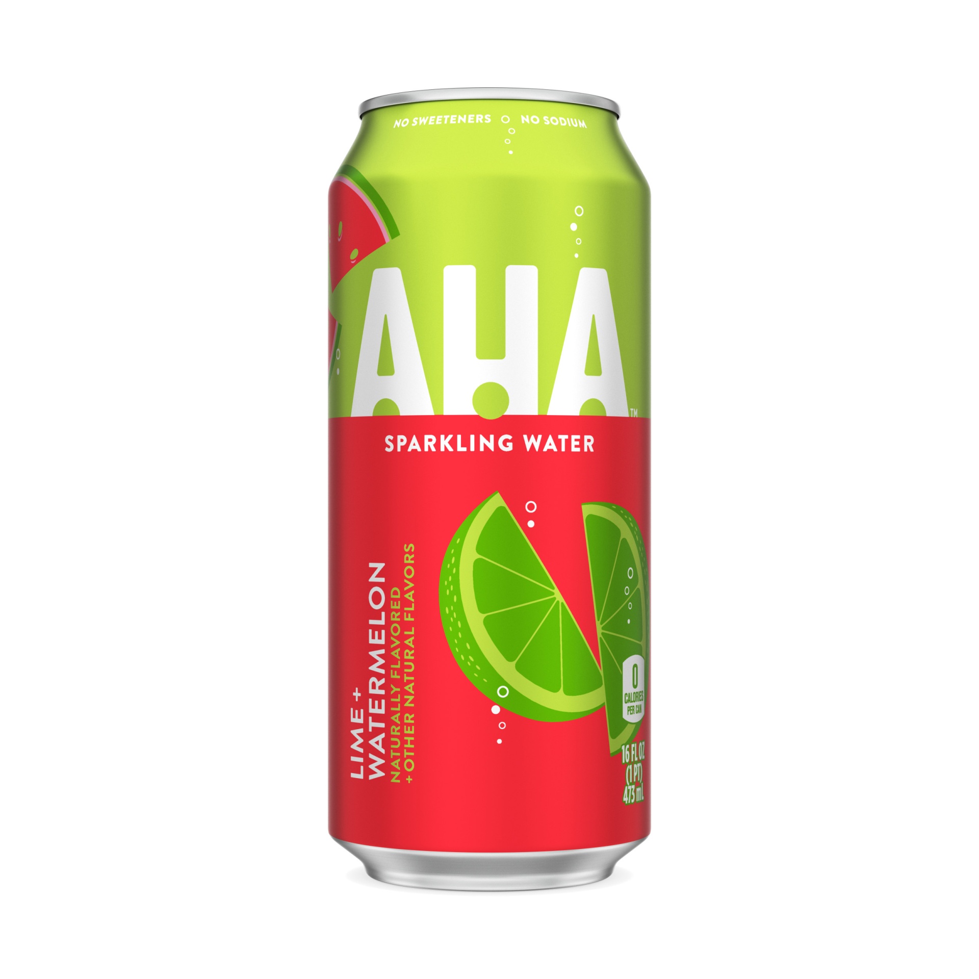 AHA Lime Watermelon Sparkling Water 16 fl oz | Shipt