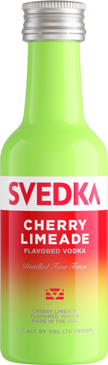 SVEDKA Cherry Limeade Flavored Vodka, 70 Proof 50 ml | Shipt