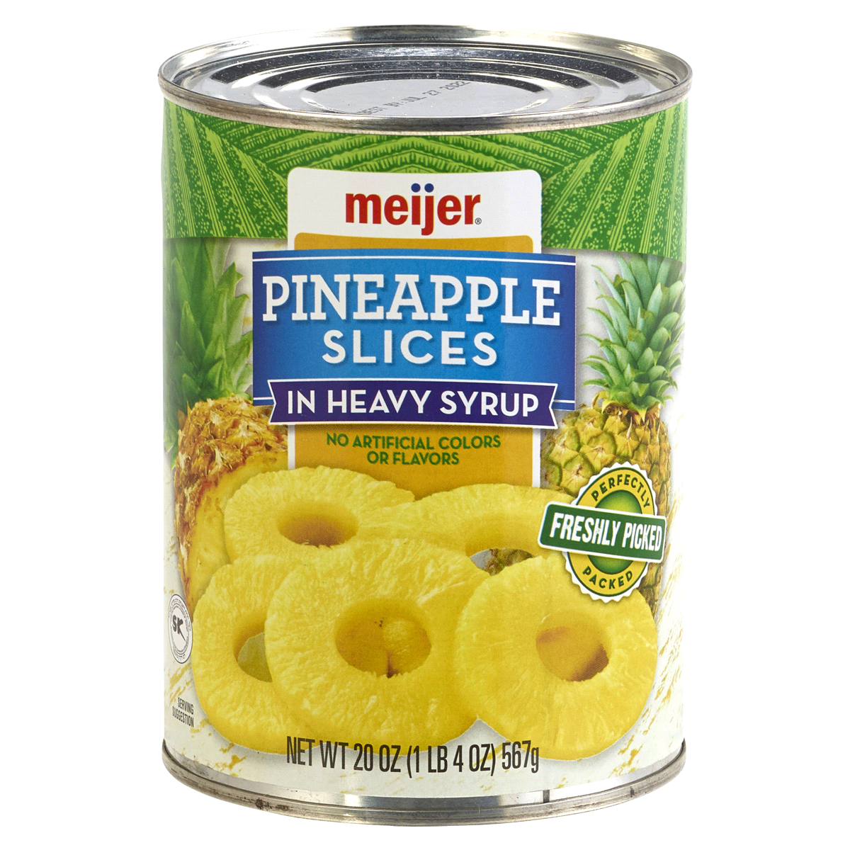 Meijer Sliced Pineapple in Syrup 20 oz | Shipt