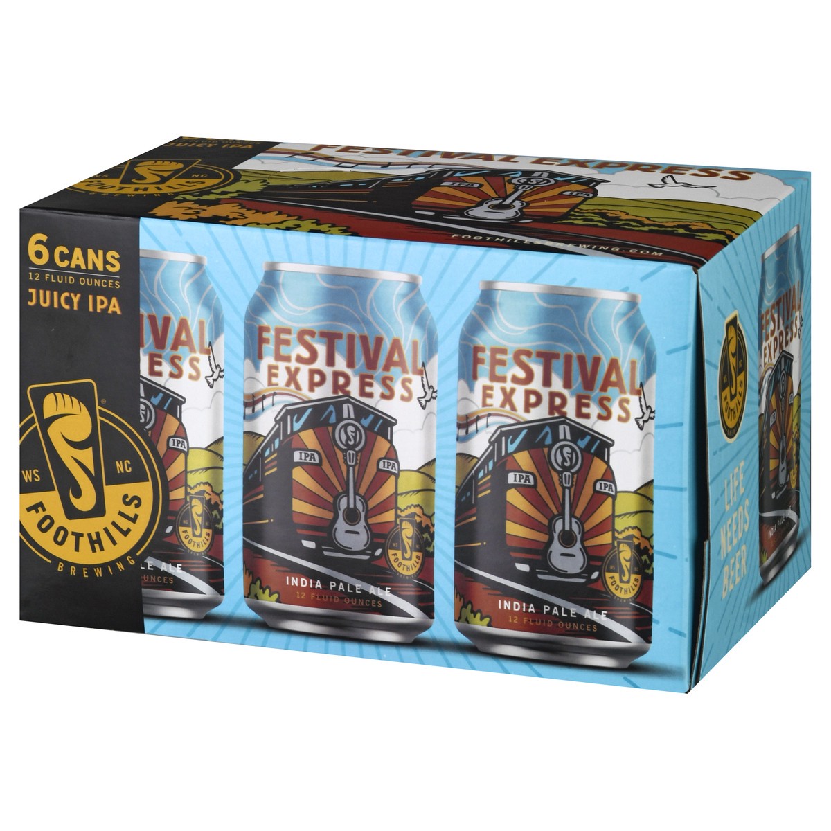Foothills Brewing Festival Express Juicy IPA Beer 6 ea 6 ct; 12 fl oz ...