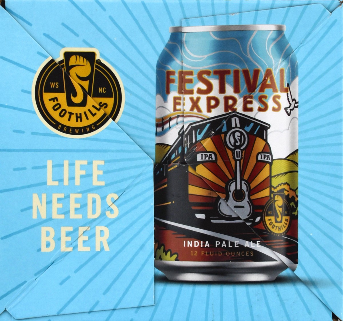 Foothills Brewing Festival Express Juicy IPA Beer 6 ea 6 ct; 12 fl oz ...