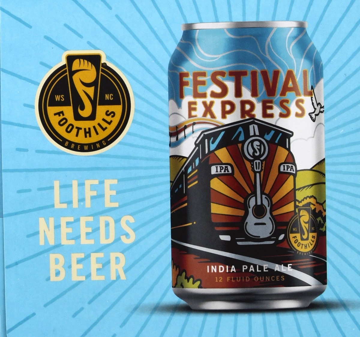 Foothills Brewing Festival Express Juicy IPA Beer 6 ea 6 ct; 12 fl oz ...