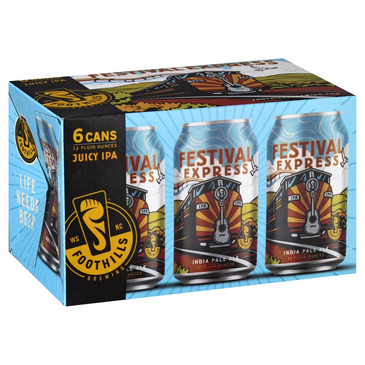 Foothills Brewing Festival Express Juicy IPA Beer 6 ea 6 ct; 12 fl oz ...