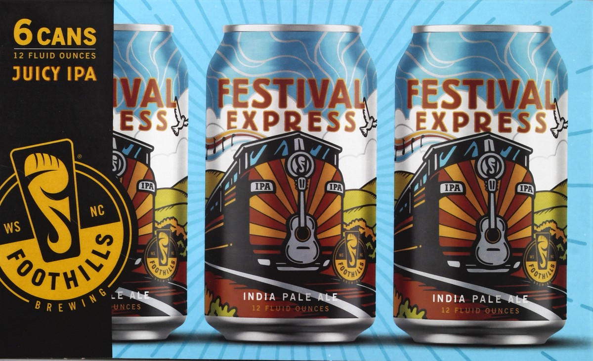 Foothills Brewing Festival Express Juicy IPA Beer 6 ea 6 ct; 12 fl oz ...