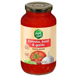 Food Club Tomato Basil & Garlic Pasta Sauce 24 oz | shipt