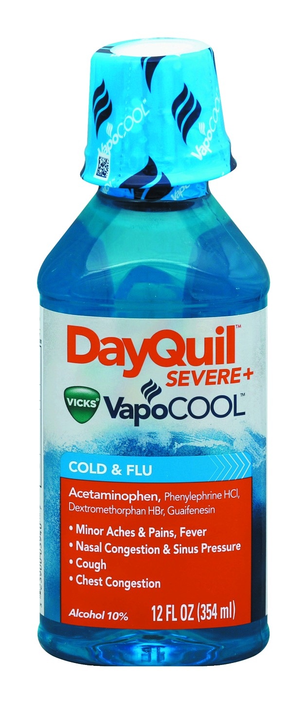Vicks DayQuil Severe VapoCOOL Cold And Flu Liquid 12 fl oz | Shipt