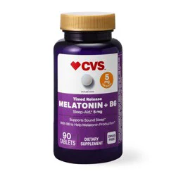 Cvs Timed Release Melatonin 5 Mg Tablets, 90 Ct 90 ct | shipt