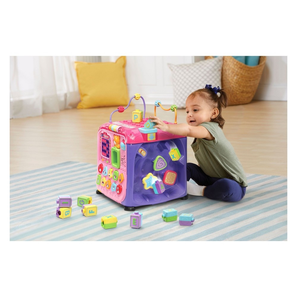 VTech Ultimate Alphabet Activity Cube - Pink 1 ct | Shipt