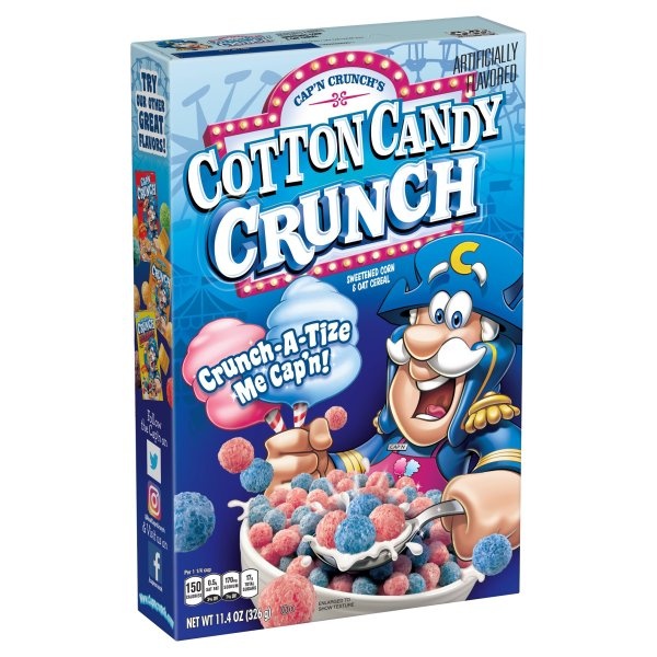 Cap'n Crunch Cotton Candy Crunch Cereal 11.4 oz | Shipt