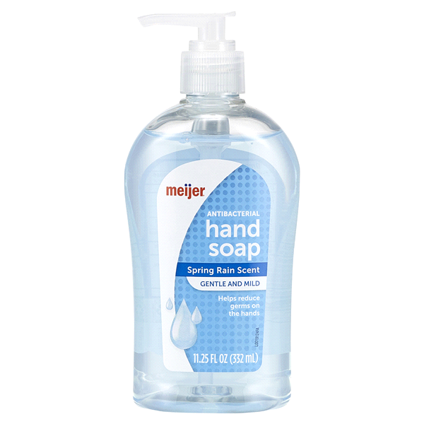 Meijer Antibacterial Hand Soap, Spring Rain 11.25 oz | Shipt