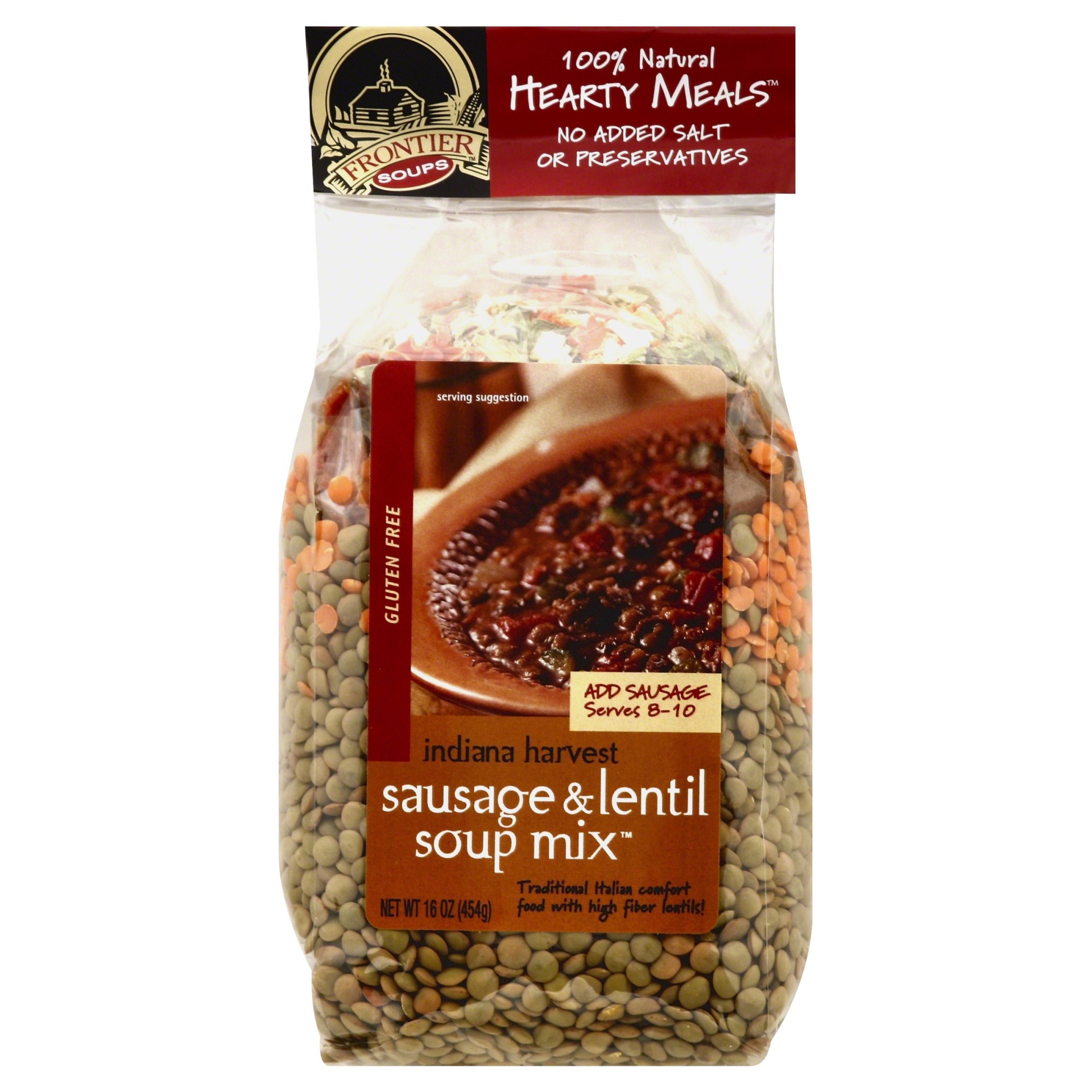 Frontier Soups Indiana Harvest Sausage & Lentil Soup Mix 16.9 oz | Shipt