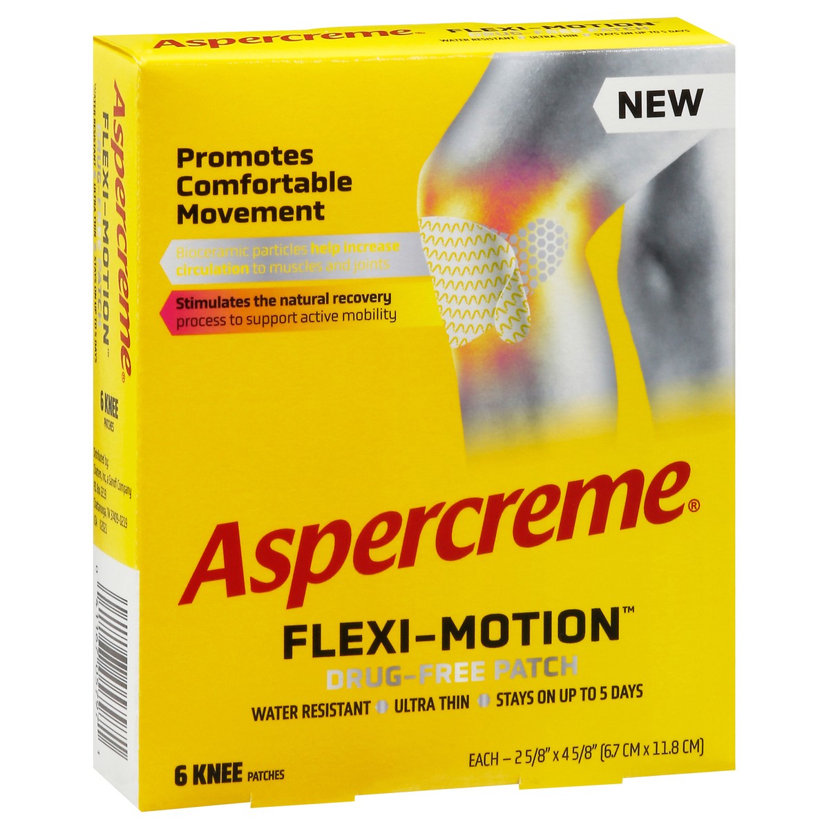 Aspercreme Flexi-Motion Drug-Free Knee Patches 6 ea 6 ct | Shipt