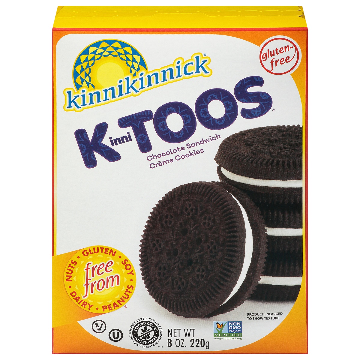 Kinnikinnick Foods KinniToos Chocolate Sandwich Creme Cookies 8 oz | Shipt