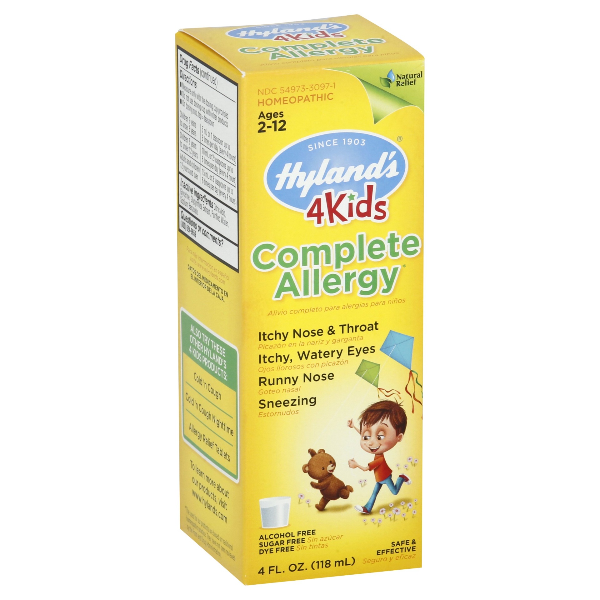 Hyland's 4Kids Complete Allergy Relief Homeopathic Liquid 4 oz | Shipt