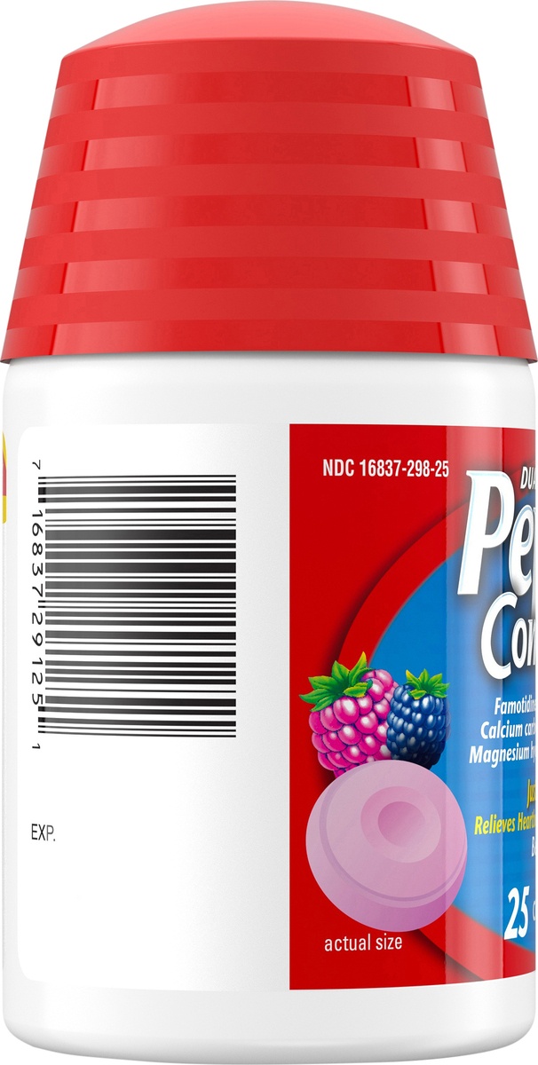 Pepcid Complete Acid Reducer + Antacid Chewables Famotidine Calcium ...