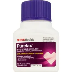 Cvs Health Purelax Constipation Relief Power, Unflavored, 4.1 Oz 1 ct ...