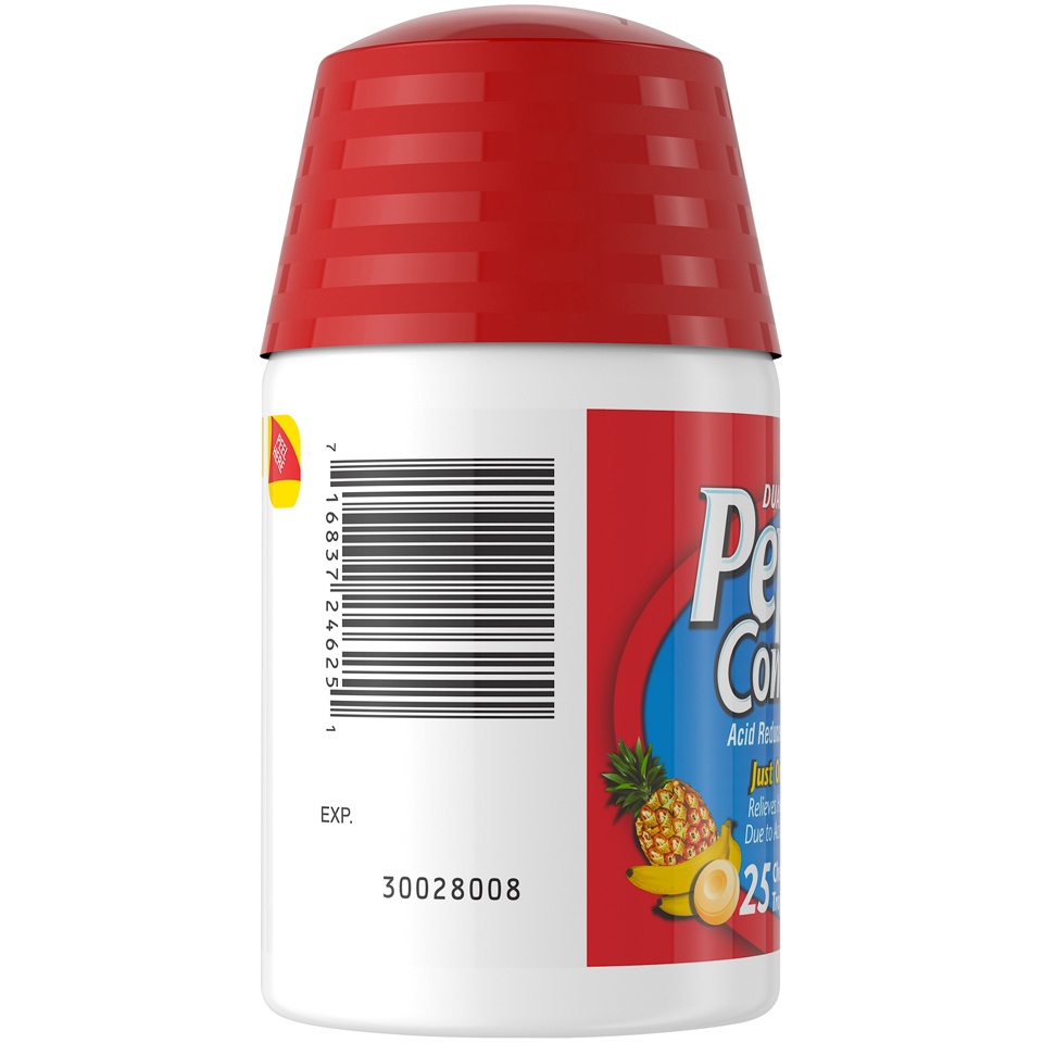 Pepcid Complete Acid Reducer + Antacid Chewables Famotidine Calcium ...