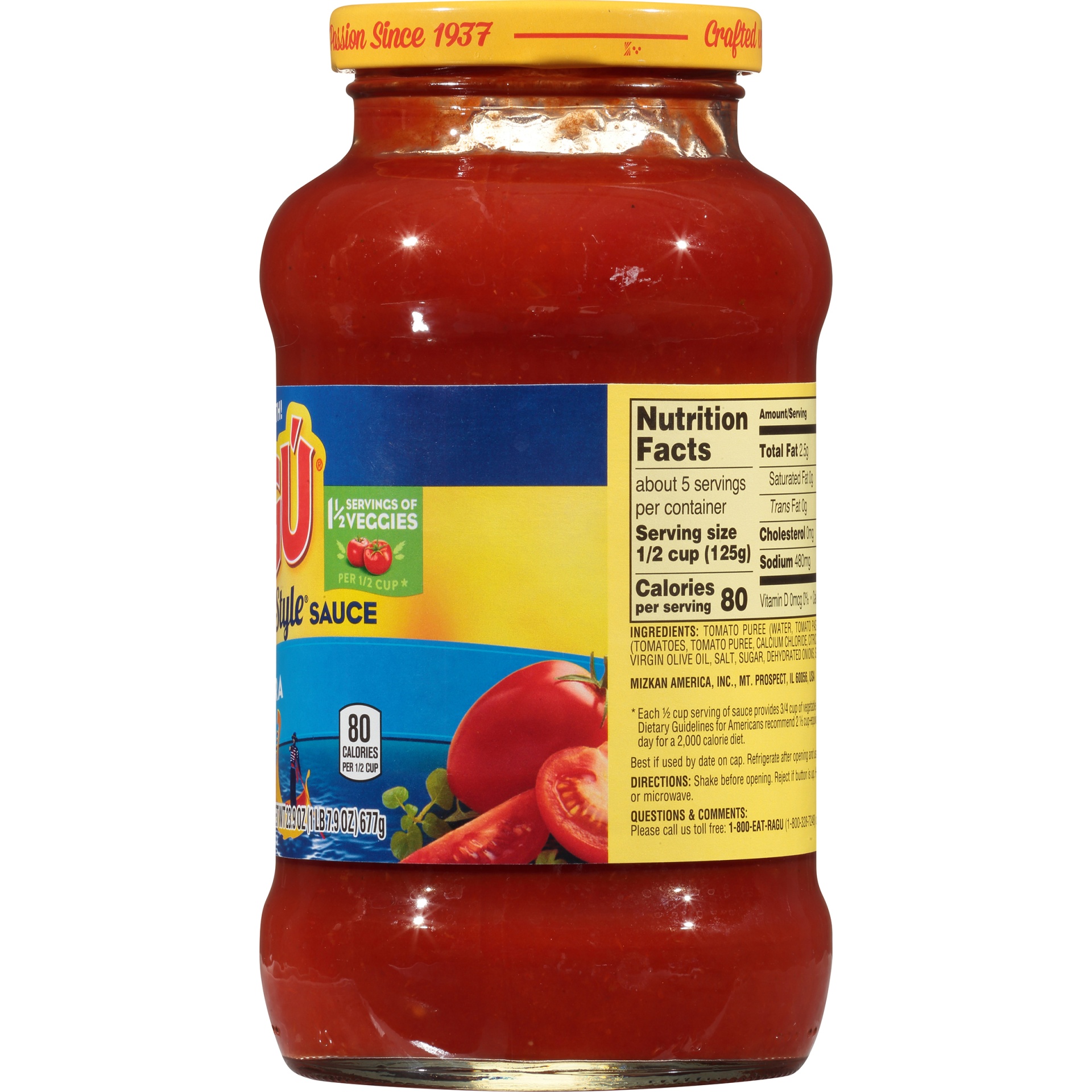 Ragu Old World Style Marinara Pasta Sauce Glass Jar 23.9 oz | Shipt