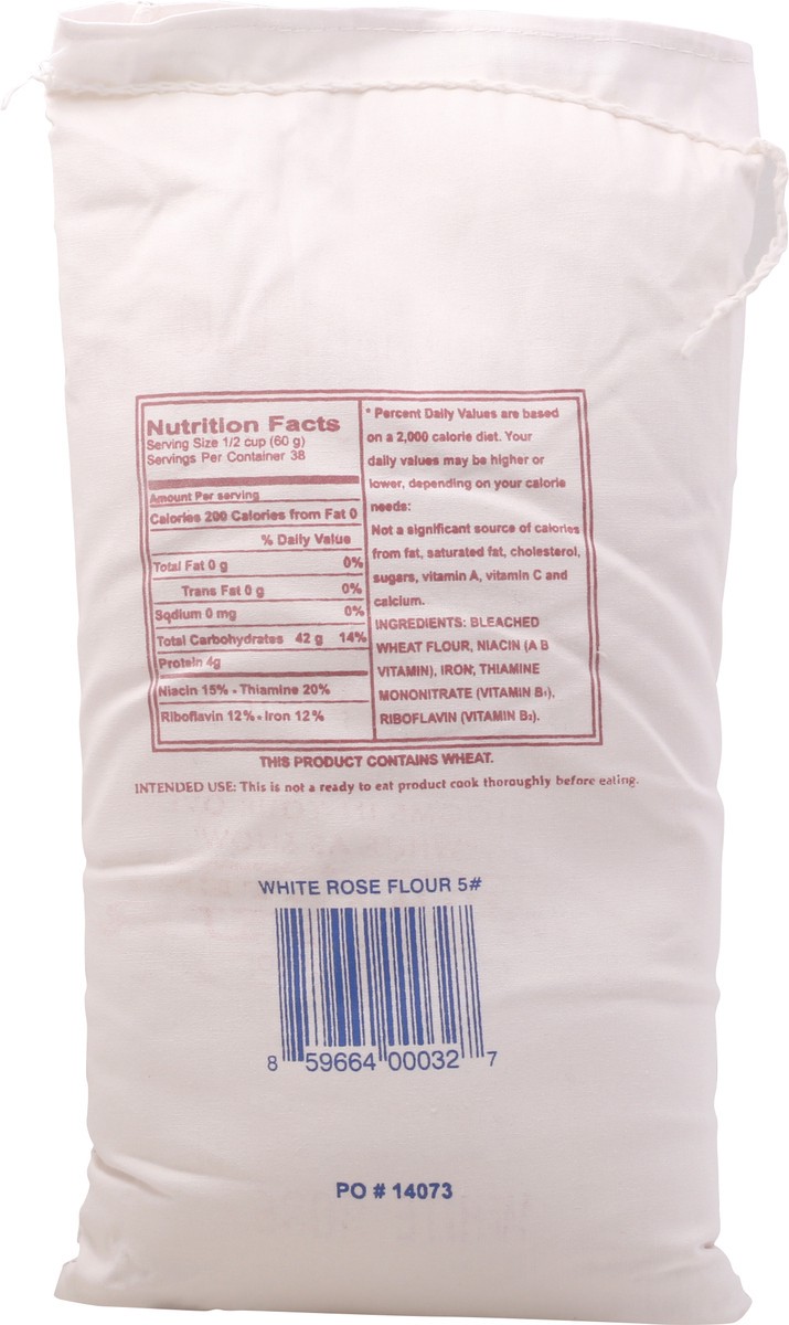 White Rose Bleached Enriched High Patent Flour 5 lb 5 lb | Shipt