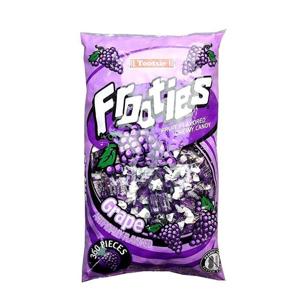 Tootsie Roll Industries Inc. Tootsie Frooties Grape Flavored Candy 360 ...
