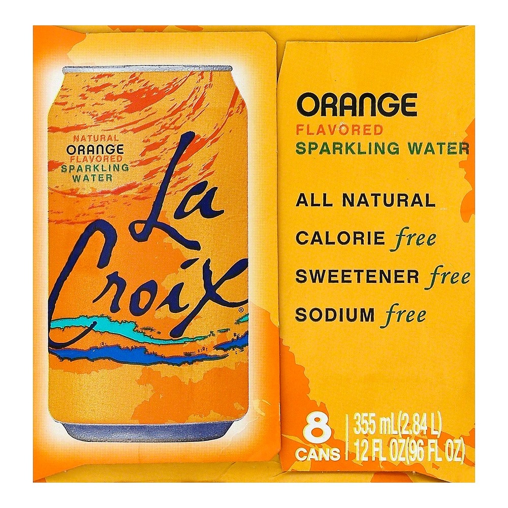 La Croix Orange Sparkling Water 8 ct; 12 fl oz | Shipt