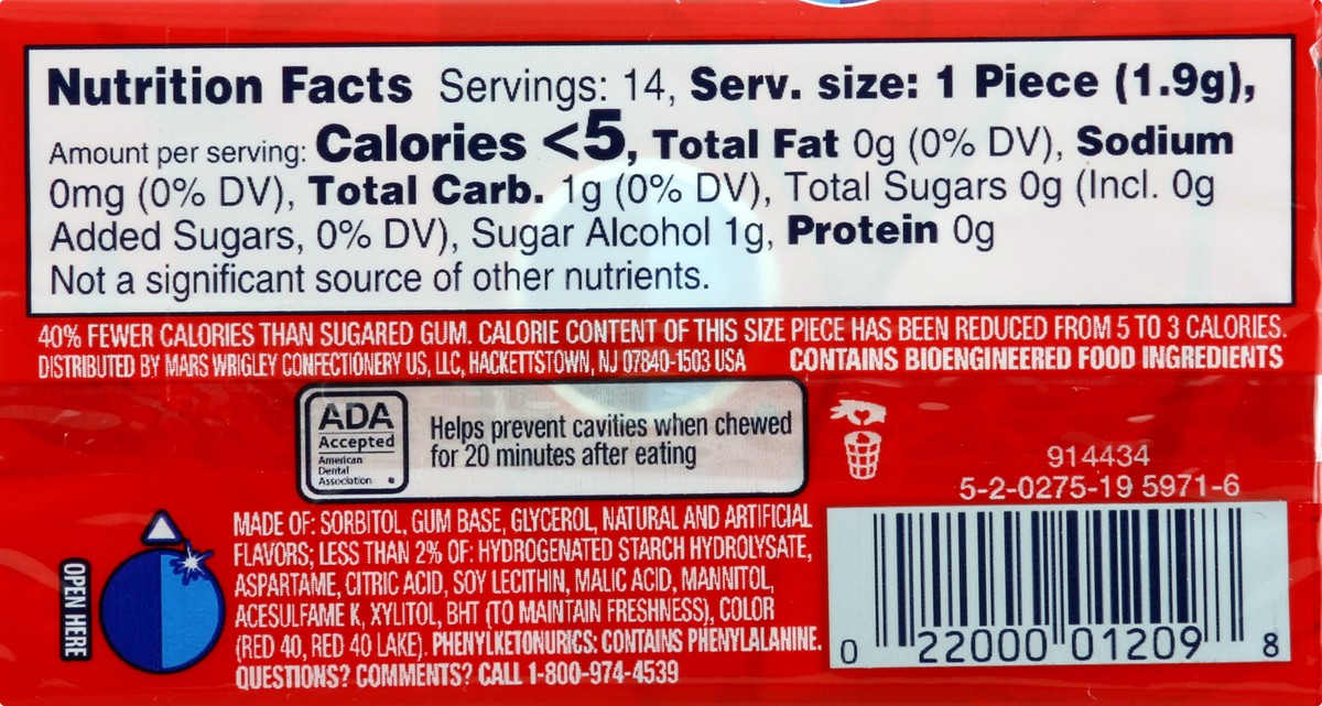 Orbit Strawberry Sugarfree Gum 14 ct | Shipt