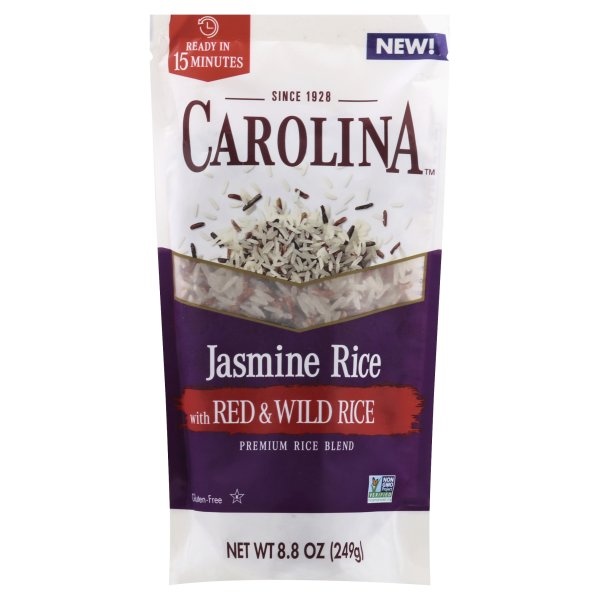 Carolina Jasmine Rice With Red & Wild Rice Premium Rice Ble 8.8 oz | Shipt