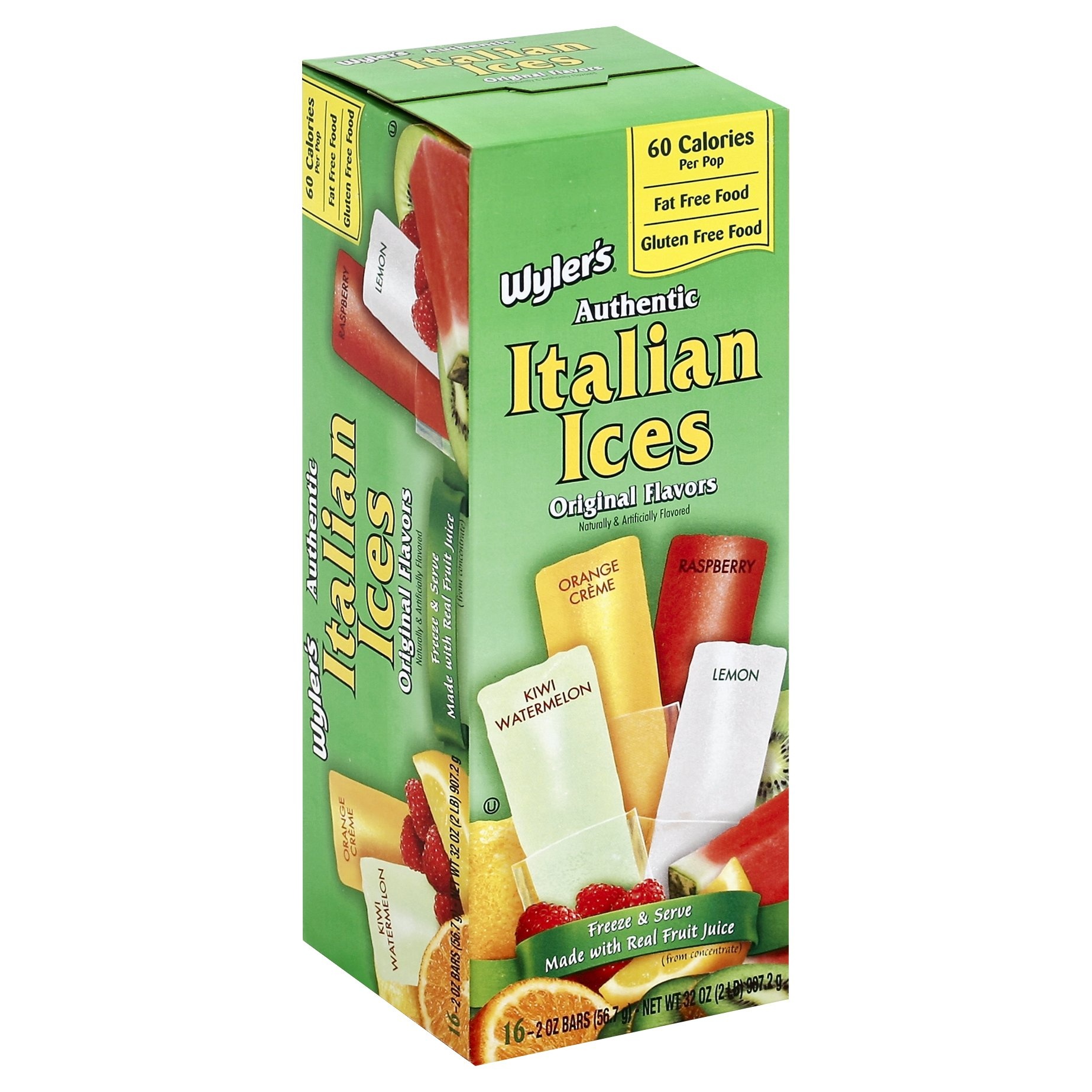 Wyler's Authentic Italian Ice 16 ct | Shipt