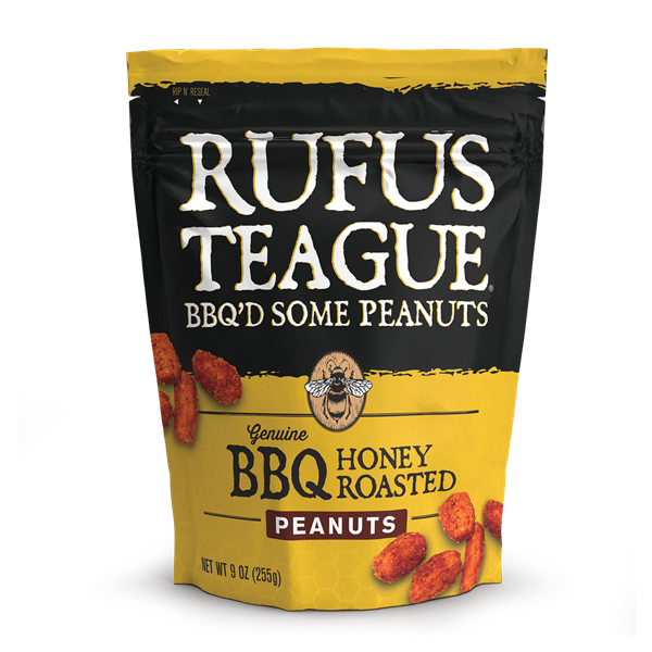 Rufus Teague Honey Roast Bbq Peanuts 9 oz | Shipt