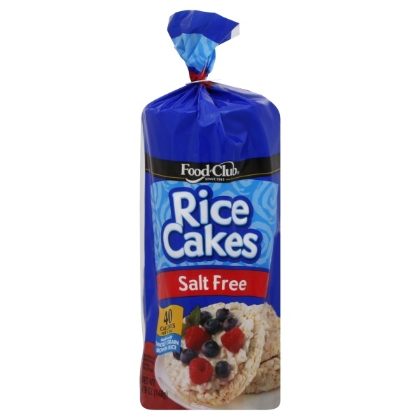 Food Club Salt Free Rice Cakes 4.9 oz | Shipt