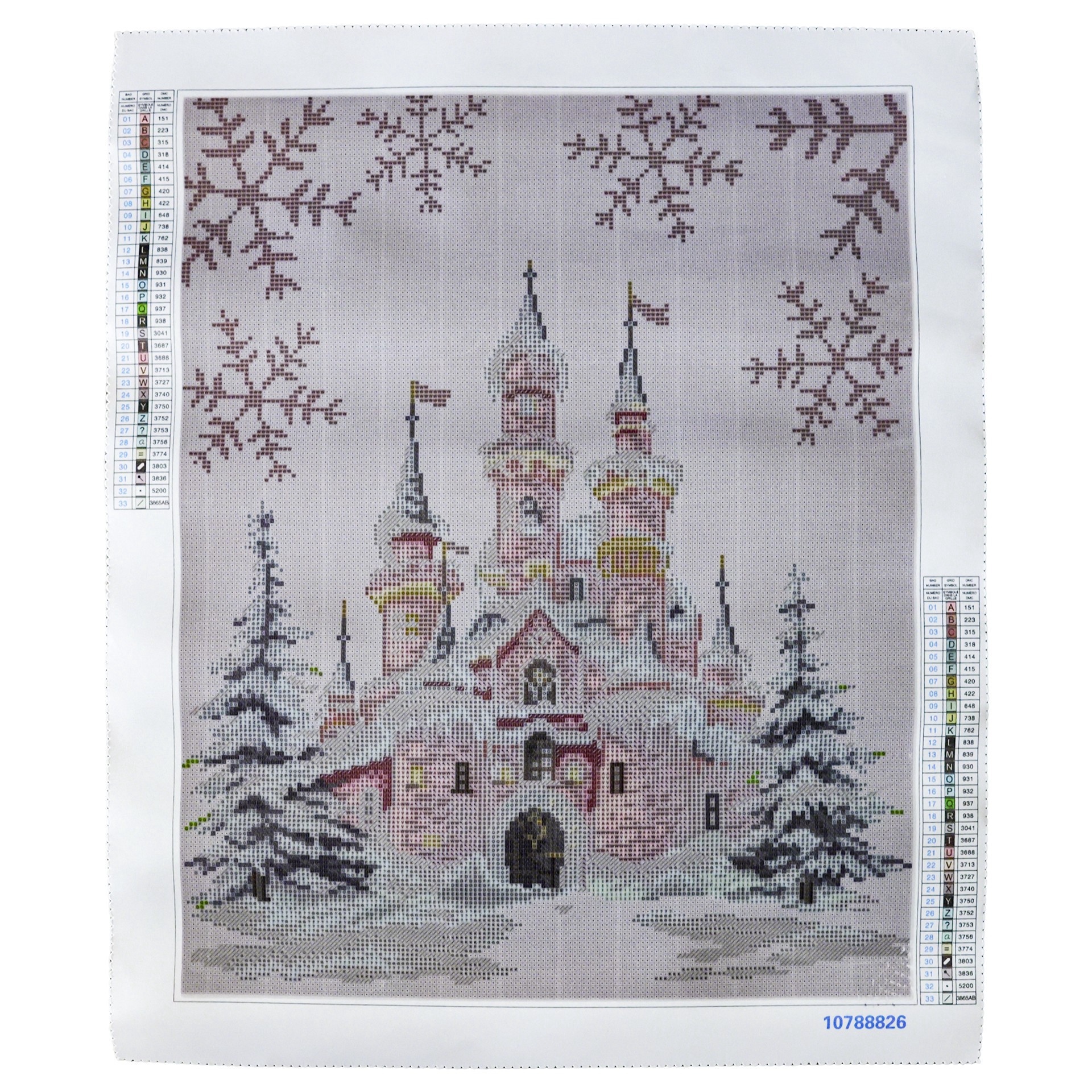16" X 20" Pink Castle Diamond Art Kit By Make Market 16 in x 20 in | shipt