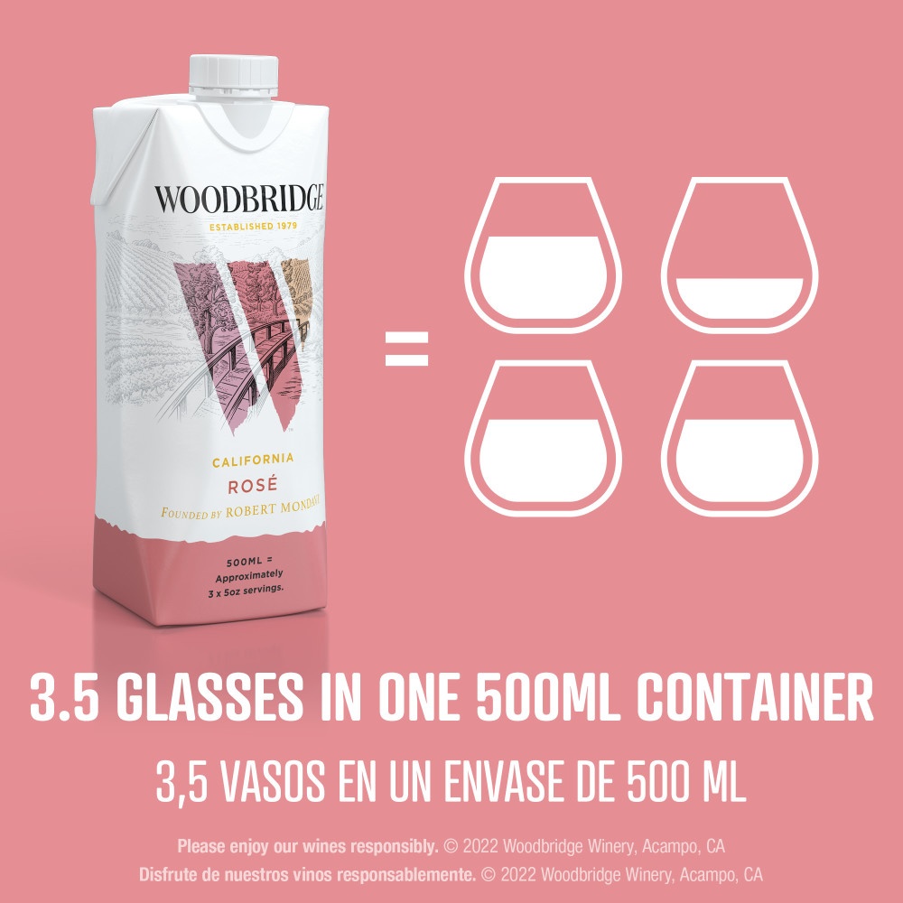 Woodbridge by Robert Mondavi Rose Wine Box 500 ml | Shipt