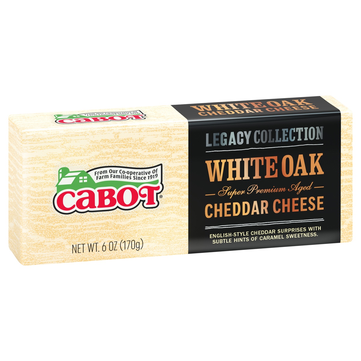 Cabot Legacy Collection Super Premium Aged White Oak Cheddar Cheese 6 ...