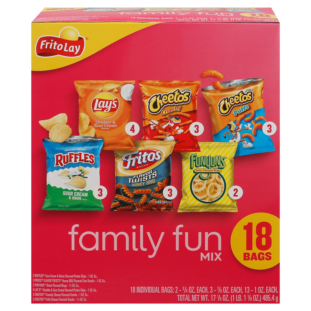 Frito-Lay® family fun mix snack box 18 ct | Shipt