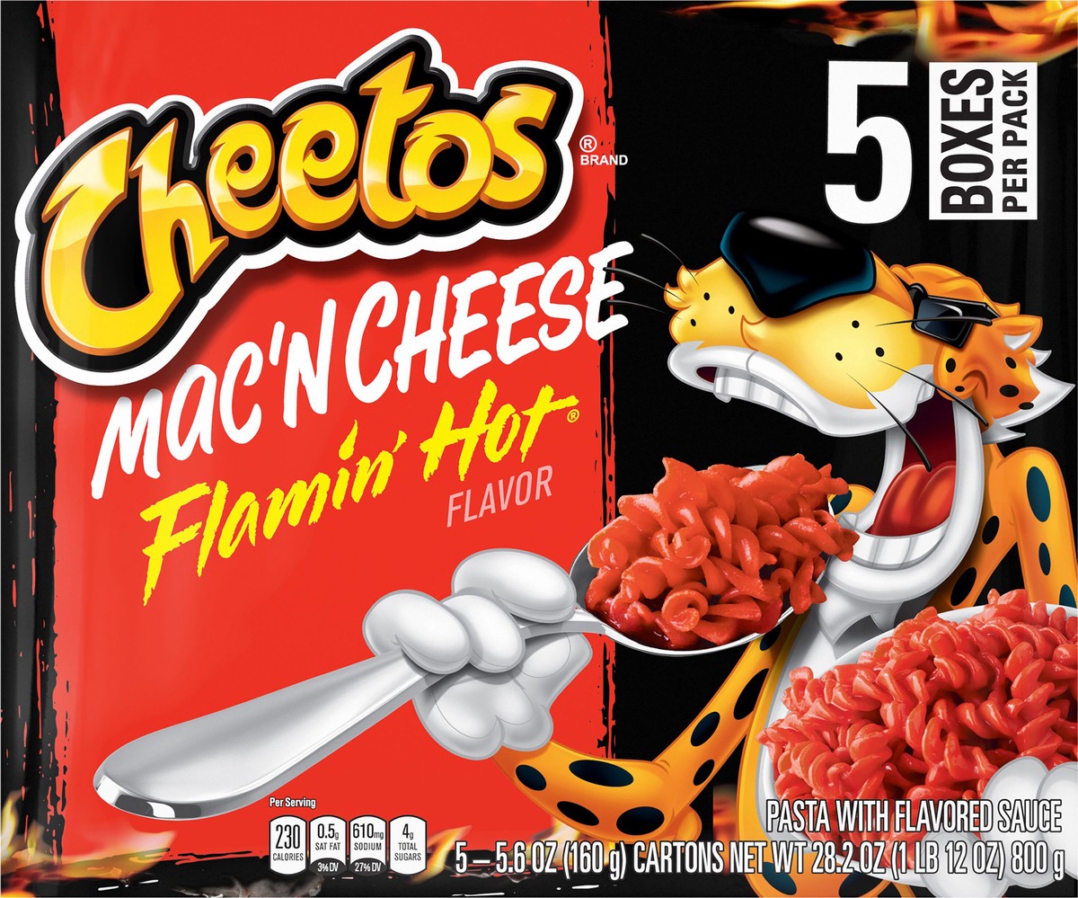 Cheetos Macn Cheese Pasta With Flavored Sauce Flamin Hot Flavor 5 6
