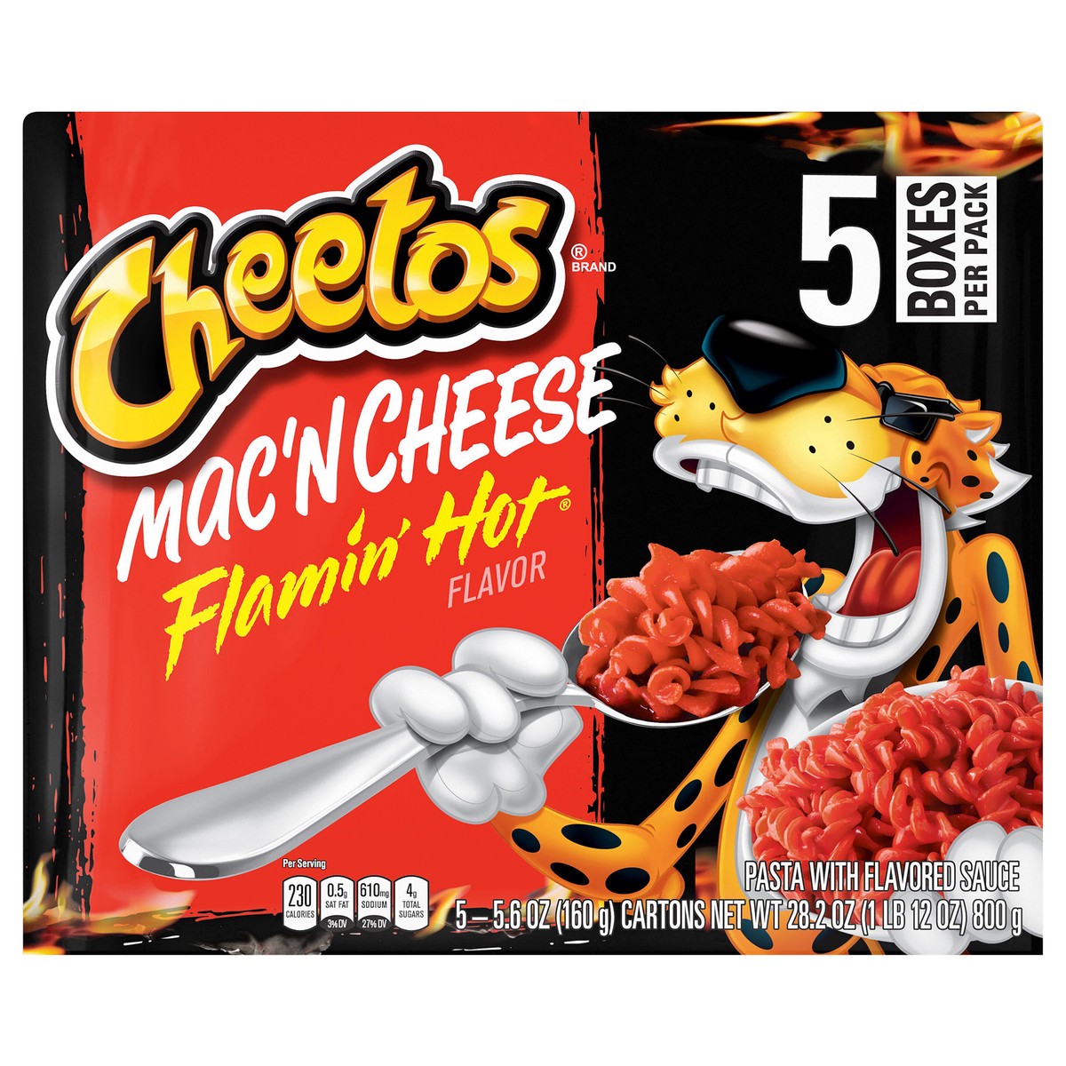 Cheetos Macn Cheese Pasta With Flavored Sauce Flamin Hot Flavor 5 6